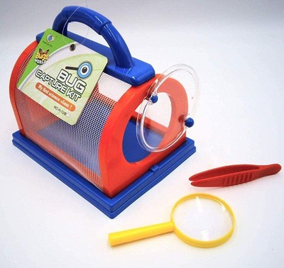 Bug Cage Catching Insect World Toy with Tweesors and Magniflying glass ...