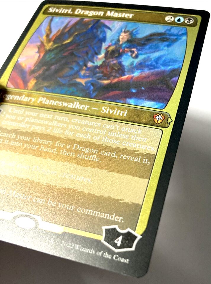 MTG Sivitri, Dragon Master FOIL ETCHED Commander: Dominaria United 065 ...