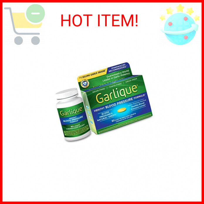 Garlique Garlic Extract Supplement, Healthy Blood Pressure Formula ...