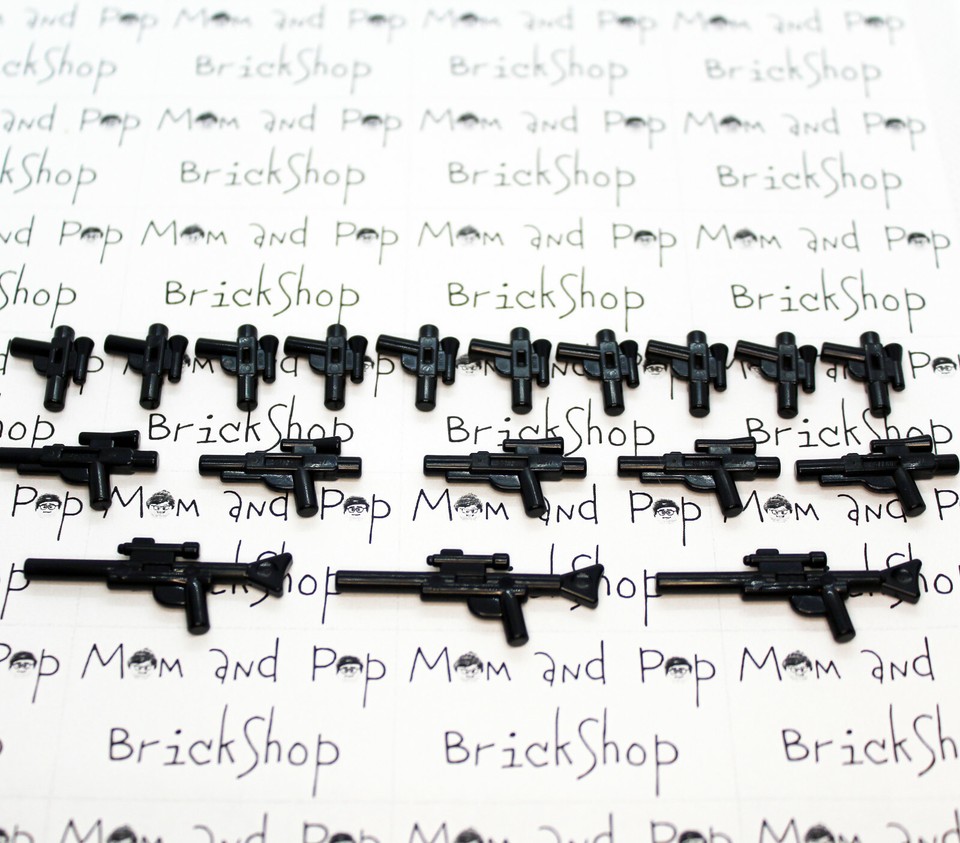 LEGO Blaster Lot 18x Star Wars Set Small Medium Large Scoped Gun | eBay