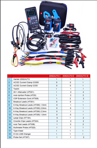 4in1 Hantek 2D82 Auto Oscilloscope Automotive diagnostic+DMM+Waveform ...