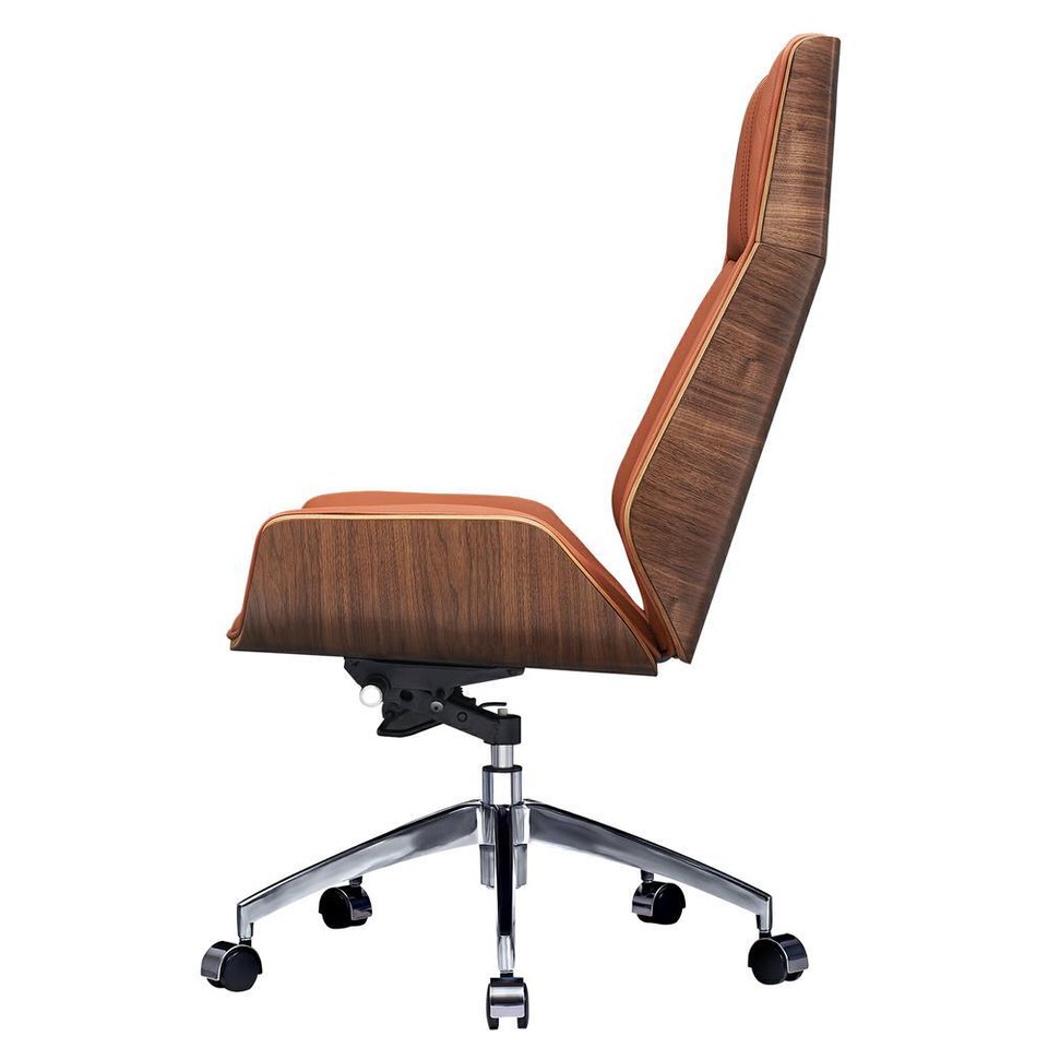 Computer Gaming Office Chair Lounge Chair and Ottoman Leather Task Desk ...