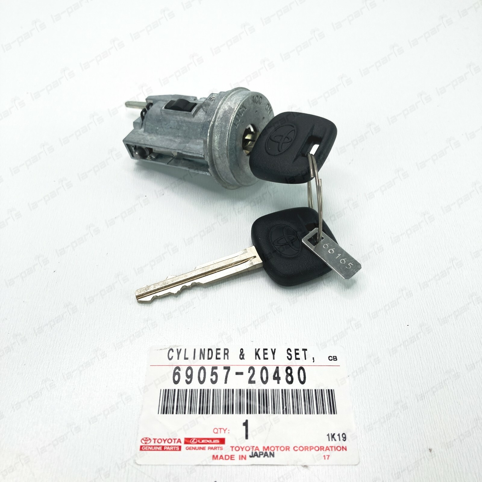 GENUINE 69057-20480 FOR TOYOTA CYLINDER & KEY SET, IGNITION SWITCH LOCK ...