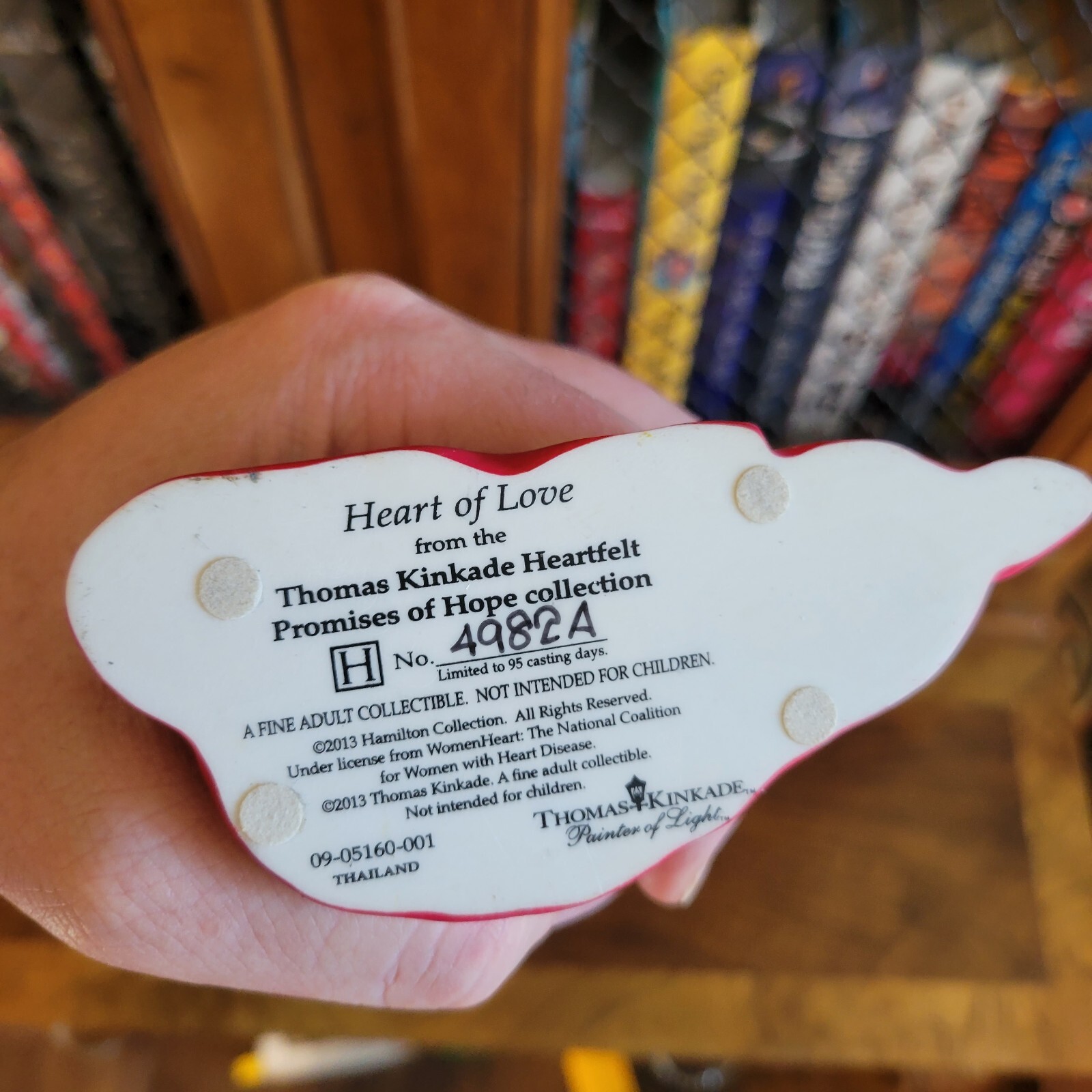 THOMAS KINKADE "Heartfelt Promises of Hope" - "Heart of Love Angel" No ...