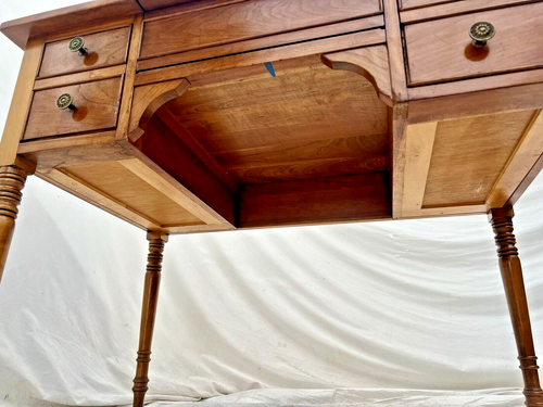 Authentic Stickley Rare Vanity Table Desk Solid Cherry Dovetail Drawers ...