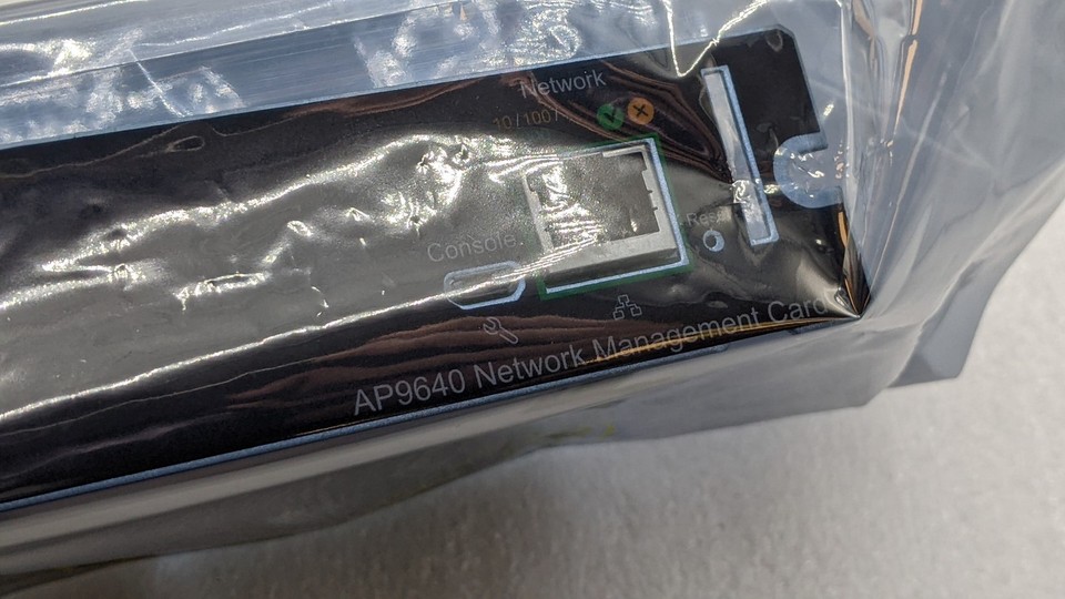 OPEN BOX AP9640 APC Schneider Electric UPS Network Management Adapter ...