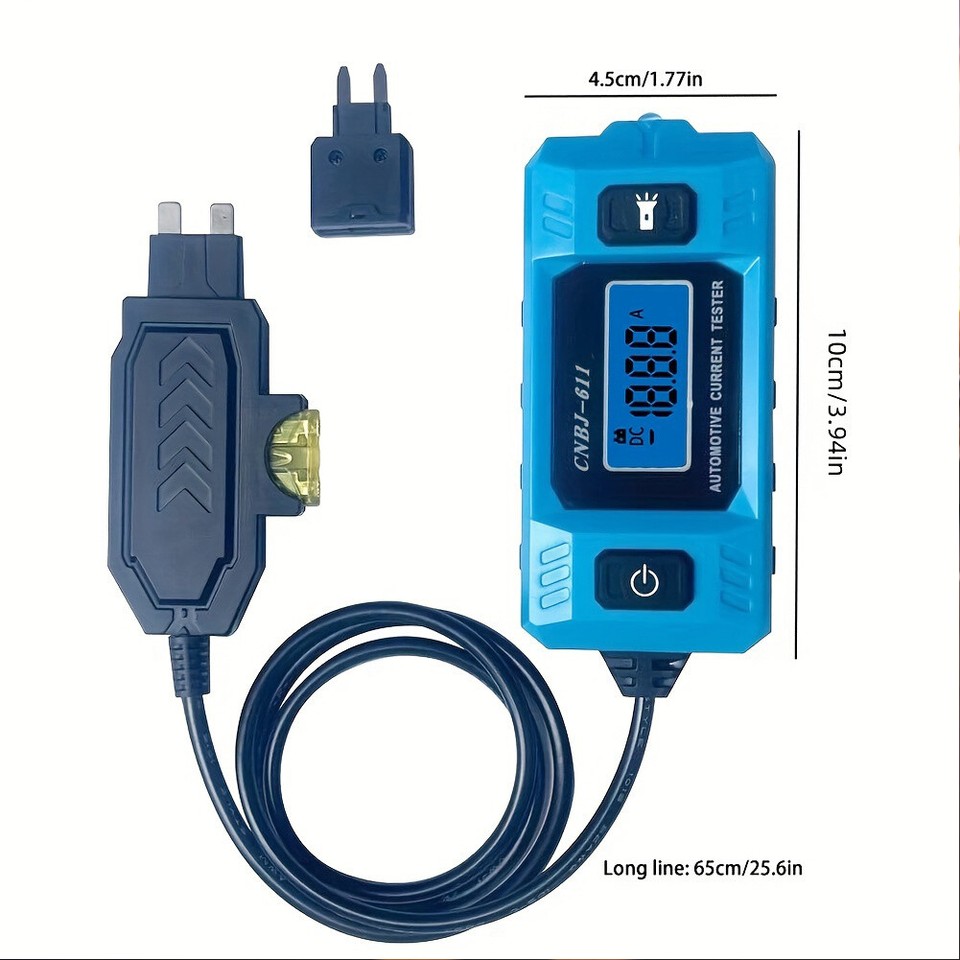 Automotive Fuse Current Tester LCD Display Car Circuit Tester High ...