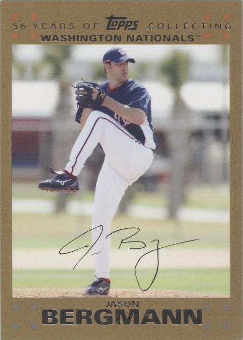 2007 Topps Updates & Highlights - Jason Bergmann #UH96 Gold /2007 for ...