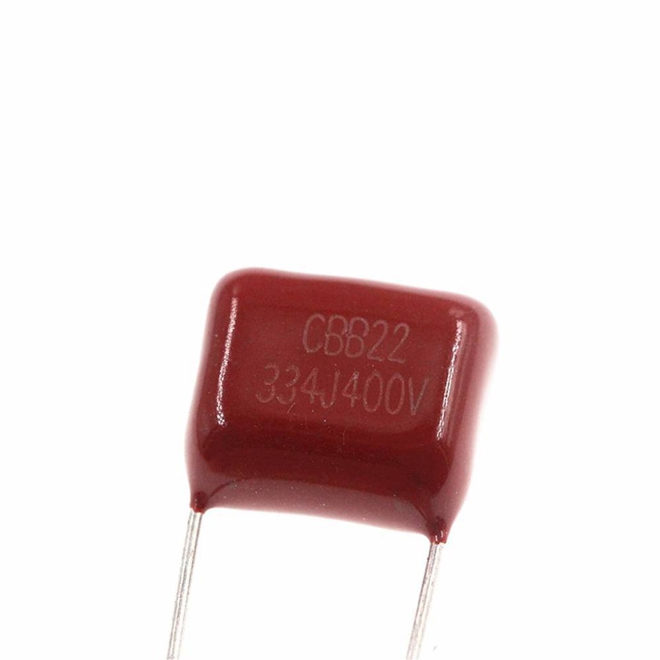 10pcs CBB22 330nF 334J400V 400V334J P10 Metallized Polypropylene Film ...