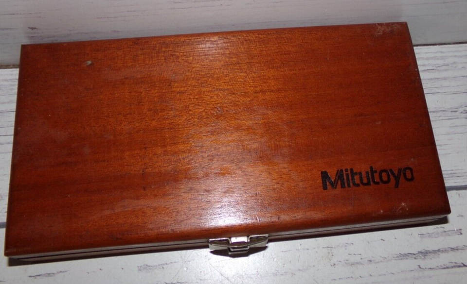 Mitutoyo Micrometer and Caliper Set EMPTY Wooden Box Only | eBay