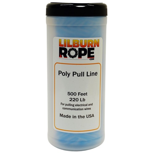 Lilburn Poly Pull Glide Line - 500 FT - Power Fishing Systems w/ Tape ...