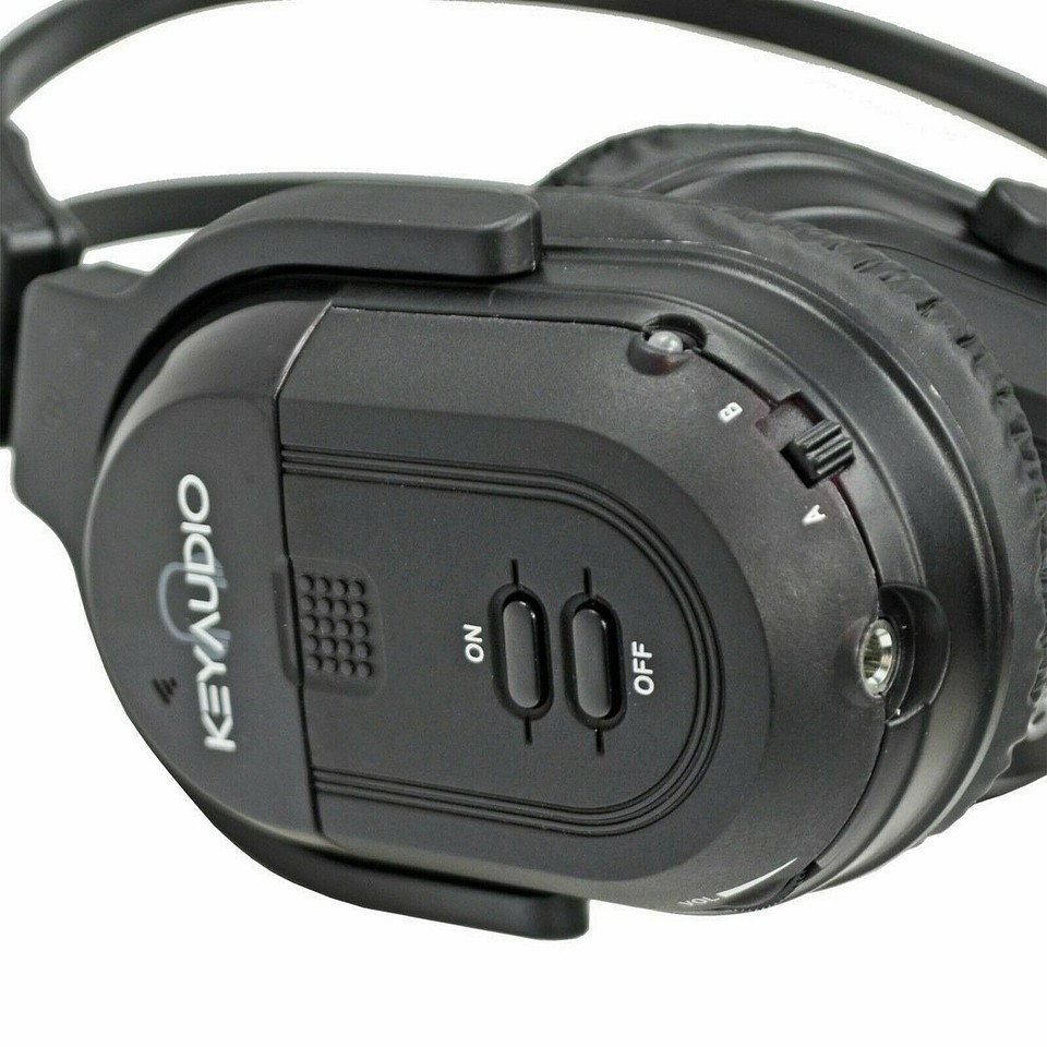 2 New Fold In Wireless IR Rear TV DVD Headphones Headset For Ford ...