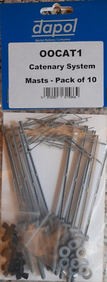 Dapol Catenary Masts Pack of 10 OO Gauge OOCat1 | eBay UK