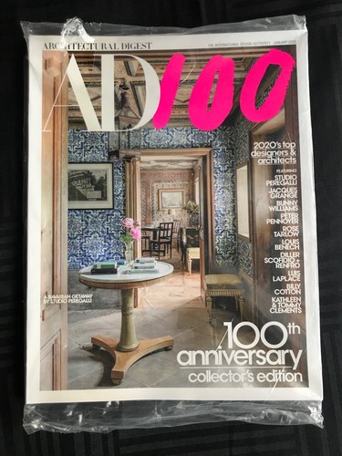 Architectural Digest Magazine 2020 100th Anniversary Collectors Edition ...