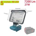 Cordless LED Work Lamp Light Flashlight Torch Spotlight For Bosch 18V ...
