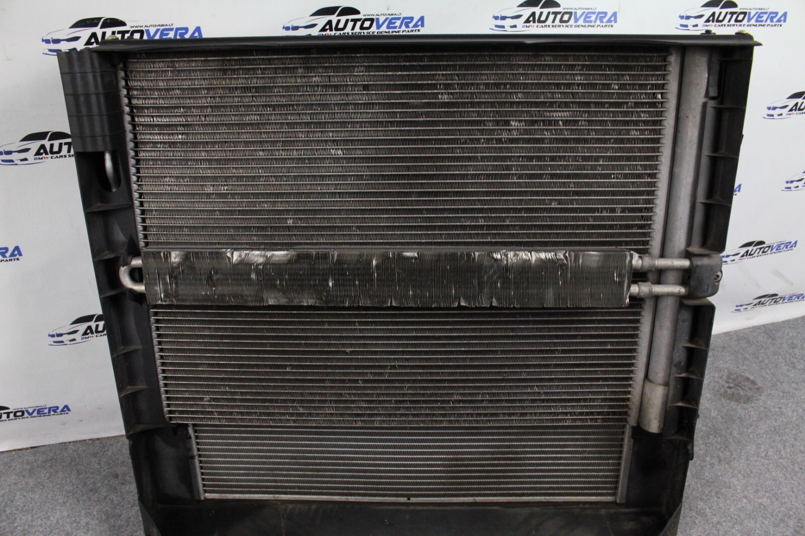 BMW E70 3.0si 4.8i RADIATORS SET PACK WITH FAN 600W 7585036 7555272 ...
