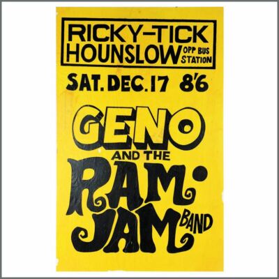 Geno Washington Ram Jam Band 1966 Ricky Tick Concert Poster (UK) | eBay UK