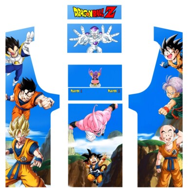 Stickers Dragon Ball Z (DBZ) pour Borne d'Arcade MAME - Édition ...