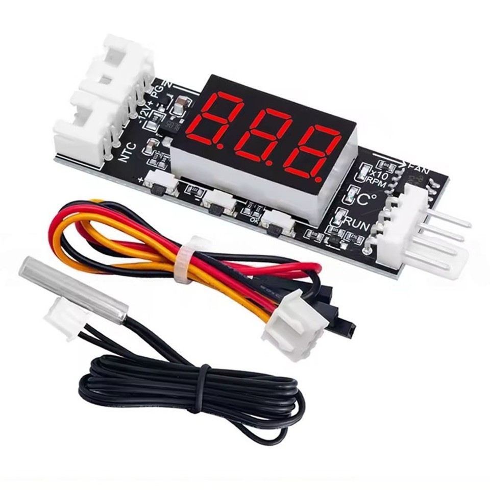 Digital Temperature Controller For PWM Fan Speed Module for 12V DC ...