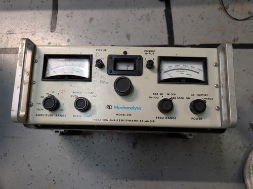 IRD Mechanalysis 350 Vibration Analyzer & Dynamic Balancer w/ acc | eBay
