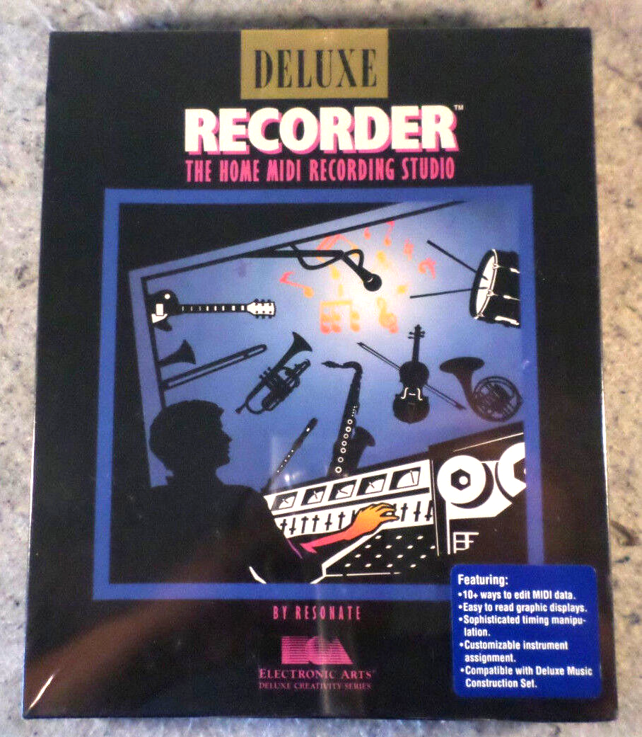 Electronic Arts Deluxe Recorder The Home Midi Recording Studio SUPER ...