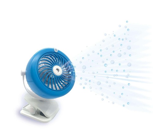 Go Fan Cool Mist Compact Rechargeable Misting Portable Fan with Go ...