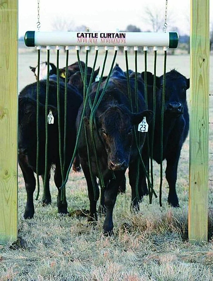 Cattle Curtain Cattle Oiler Rub Insecticide Applicator 48 Inch 4 Gallon ...