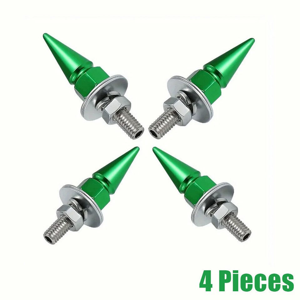 4pcs M6 Threaded Tip Screws CNC Car License Plate Bolts Washer Kit ...