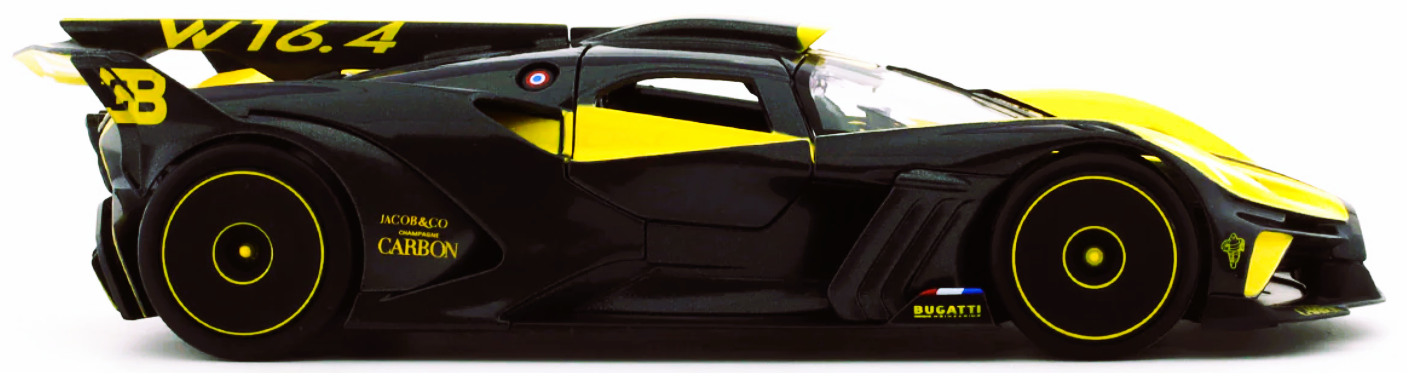 Bugatti Race Car Veyron Concept Chiron Custom Built Metal Body1:18SCALE ...