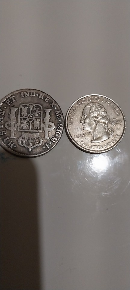 1783 Mexico Hispan Silver 2 Reales Coin. | eBay