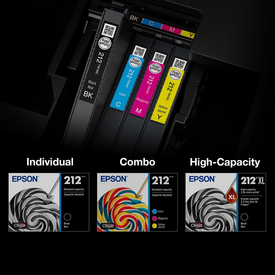 EPSON 212 Claria Ink Standard Capacity Color Combo Pack | eBay