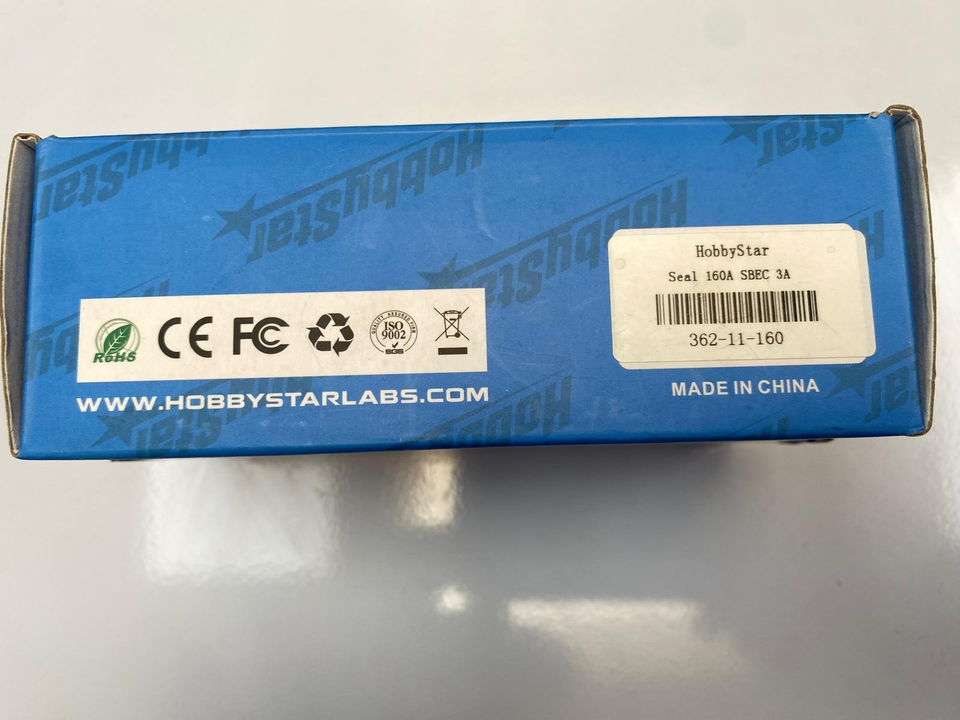 HobbyStar 362-11-160 Brushless Boat ESC, 160A, 3A SBEC RC Boat Speed ...