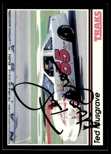 1991-92 Traks Racing IP Signed Auto Ted Musgrave #55 | eBay