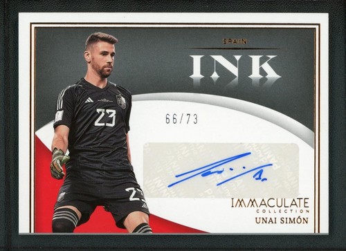2022-23 UNAI SIMON 66/73 AUTO PANINI IMMACULATE COLLECTION INK AUTOGRAPHS | eBay