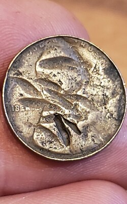 Different dimension one cent wheat Penny alien god head rare one of a ...