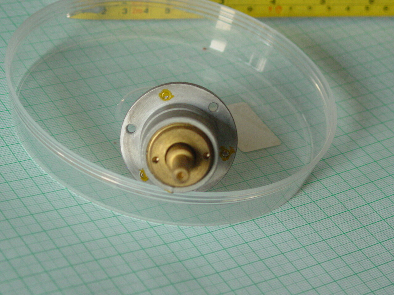 1:4 vernier brass steel shaft electronic tuning capacitor coil HAM ...