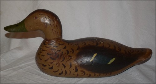 Vintage Wood Duck Decoy - 15 1/2" Long - Unknown | eBay