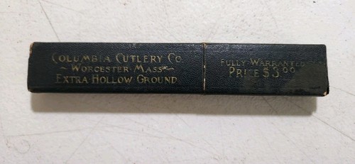 Antique CUTLERY Co. WORCESTER MASS. STRAIGHT RAZOR EMPTY BOX ONLY | eBay
