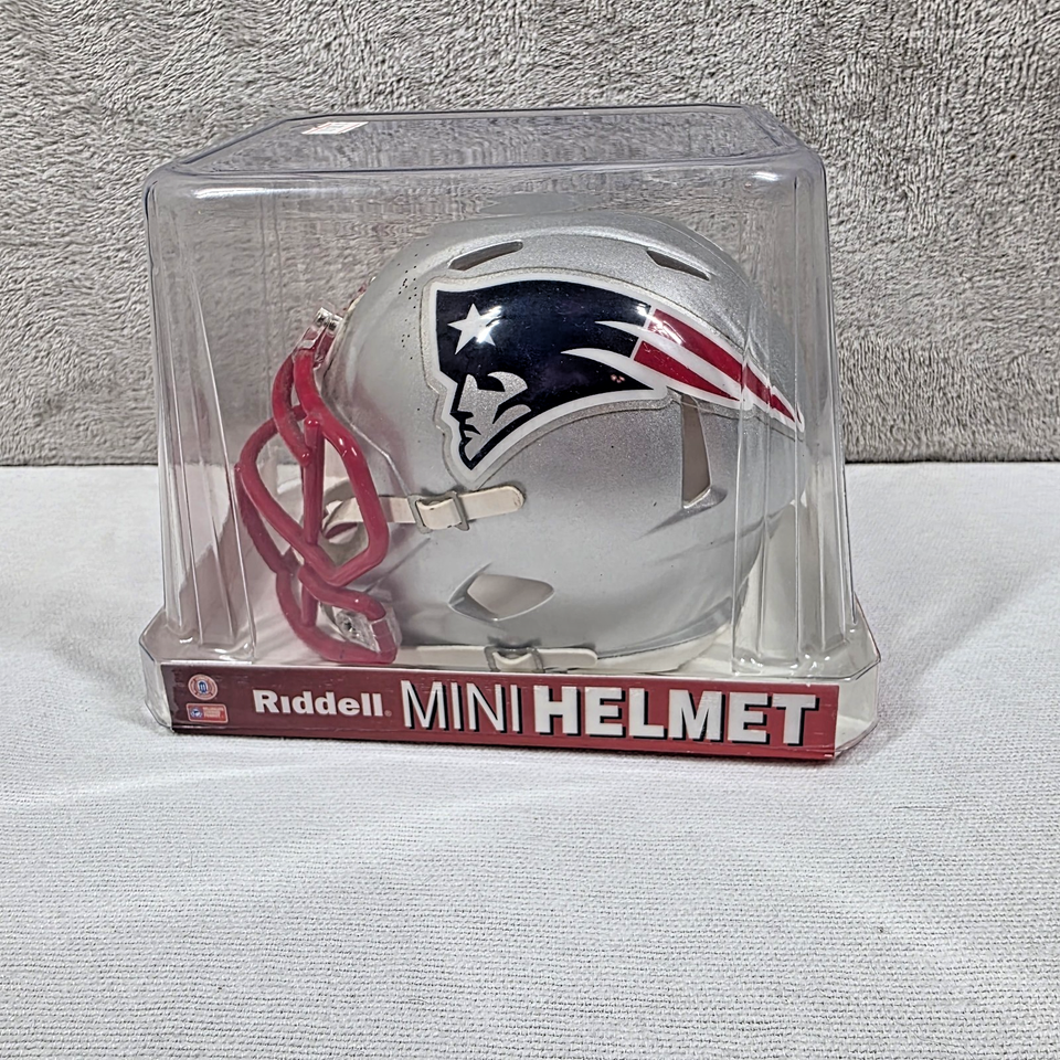 New England Patriots Riddell Mini Helmet Used NFL Football | eBay