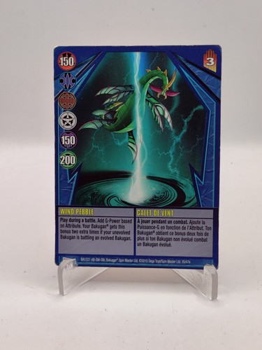Bakugan Battle Brawlers Gundalian Wind Pebble Ability Card 35/47e ...