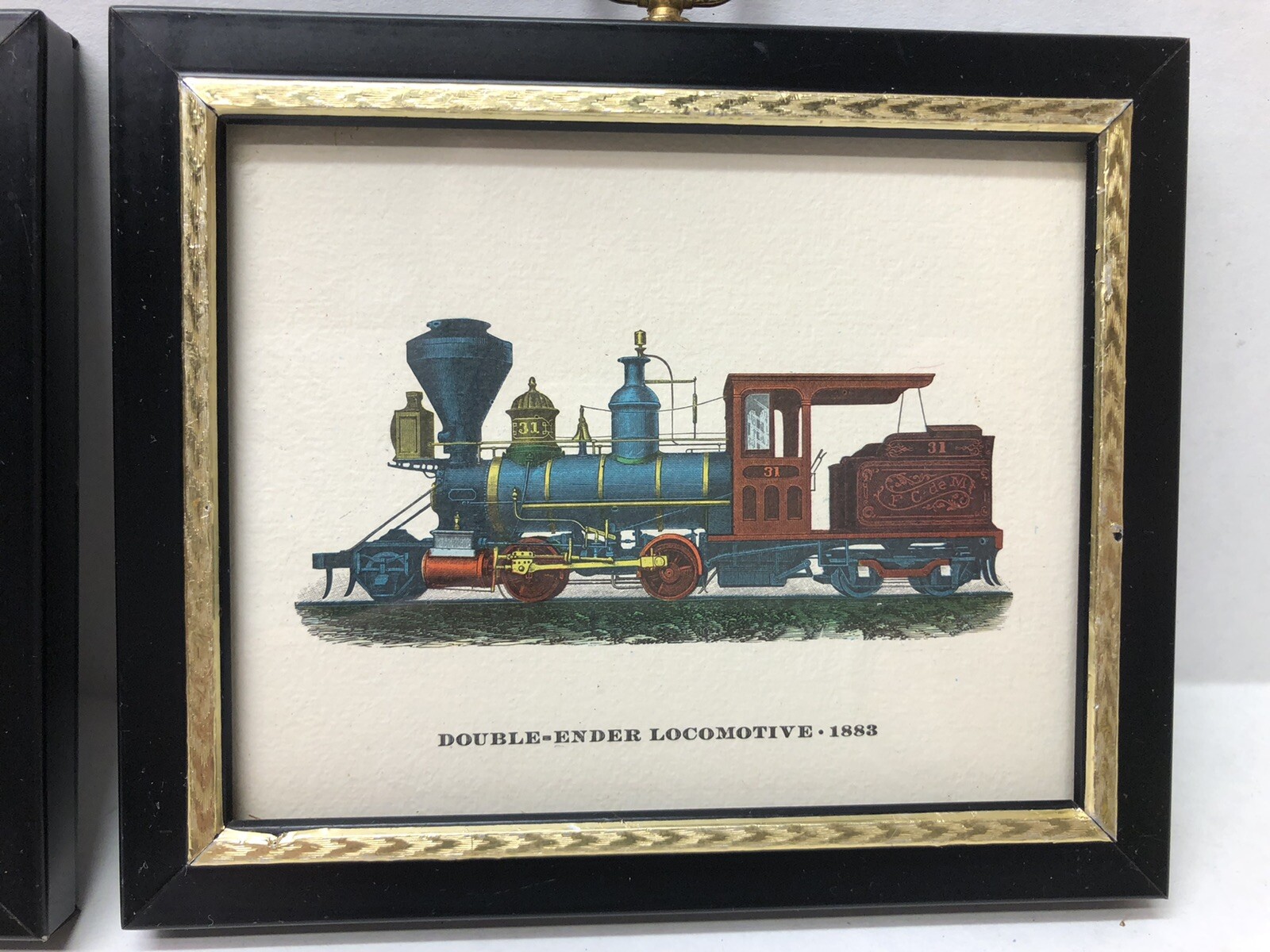 Vintage Train Railroad Locomotive Framed Prints Shadow Box Style | eBay