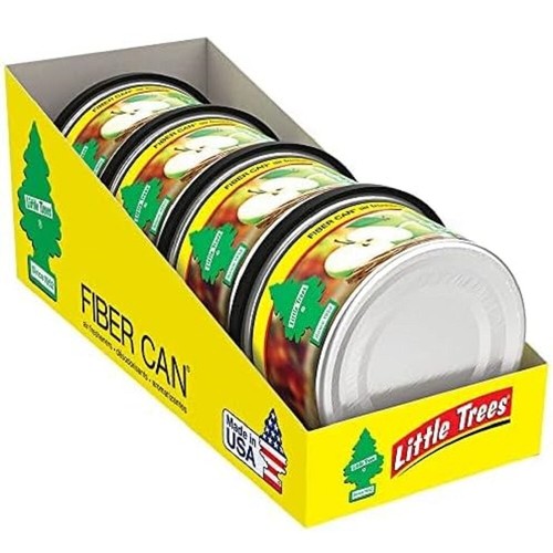 Little Trees Green Apple Fiber Can Auto Air Freshener 4 Count Can, Free ...