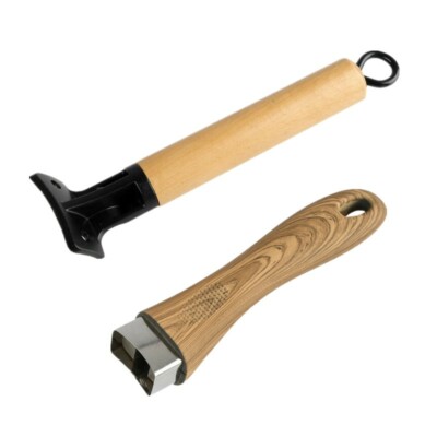 Stainless Steel Pot Handle Replacement Wood Handle Grip for Pan ...