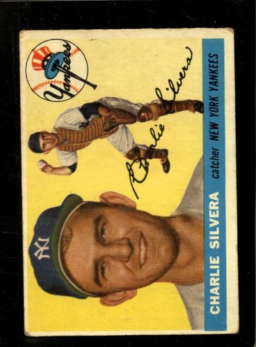 1955 TOPPS #188 CHARLIE SILVERA GOOD+ YANKEES DP *NY6281 | eBay
