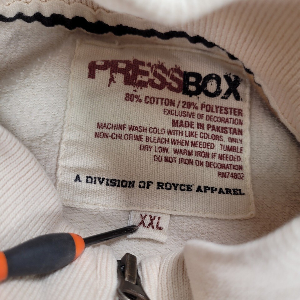 Pressbox Vintage USC Gamecocks Carolina Full Zip Up Sweatshirt Jacket ...