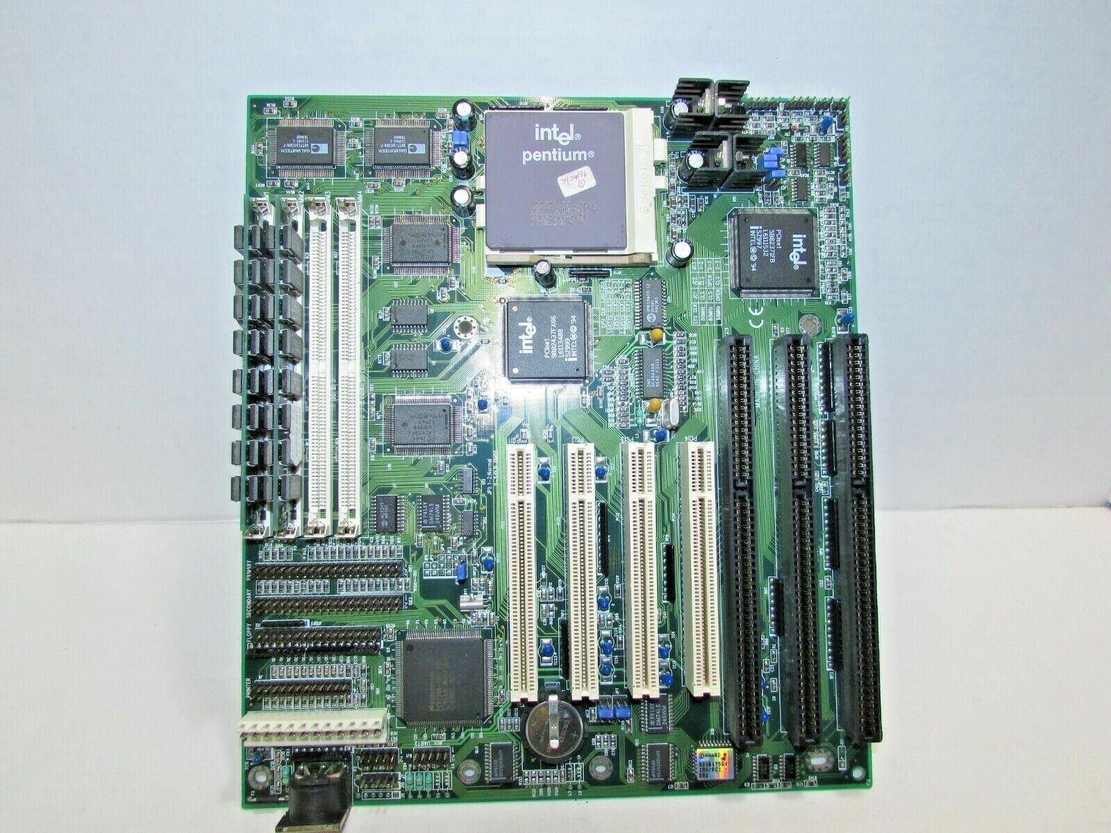 INTEL SOCKET 7 MOTHERBOARD 808-0150-101, 003510161504057 WITH P'92 CPU ...