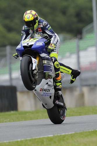 Valentino Rossi Wheelie Superbikes Sport Moto GP Large Poster Wall A4 ...