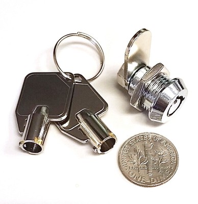 Miniature Tubular Cam Lock, Two Keypull, C520S-2KP | eBay