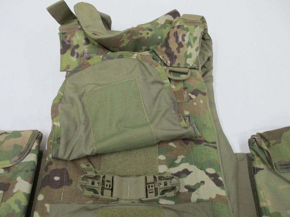 GEN 4 BULLETPROOF VEST MULTICAM PLATE CARRIER MEDIUM OCP BODY ARMOR ...