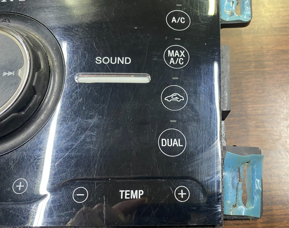 2011-2014 Ford Edge Sony Radio CD Player Climate Control Panel Bezel ...